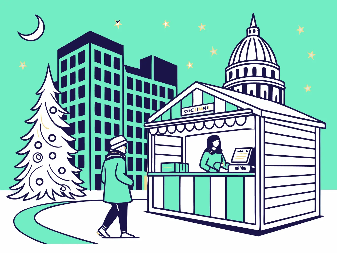 Animations Noël street marketing : 12 Idées d'Ateliers